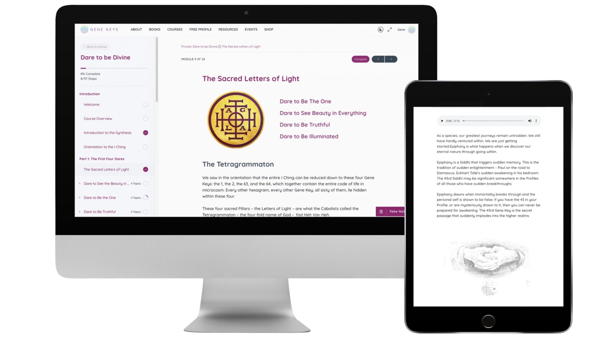 New Book – Dare to be Divine - Gene Keys